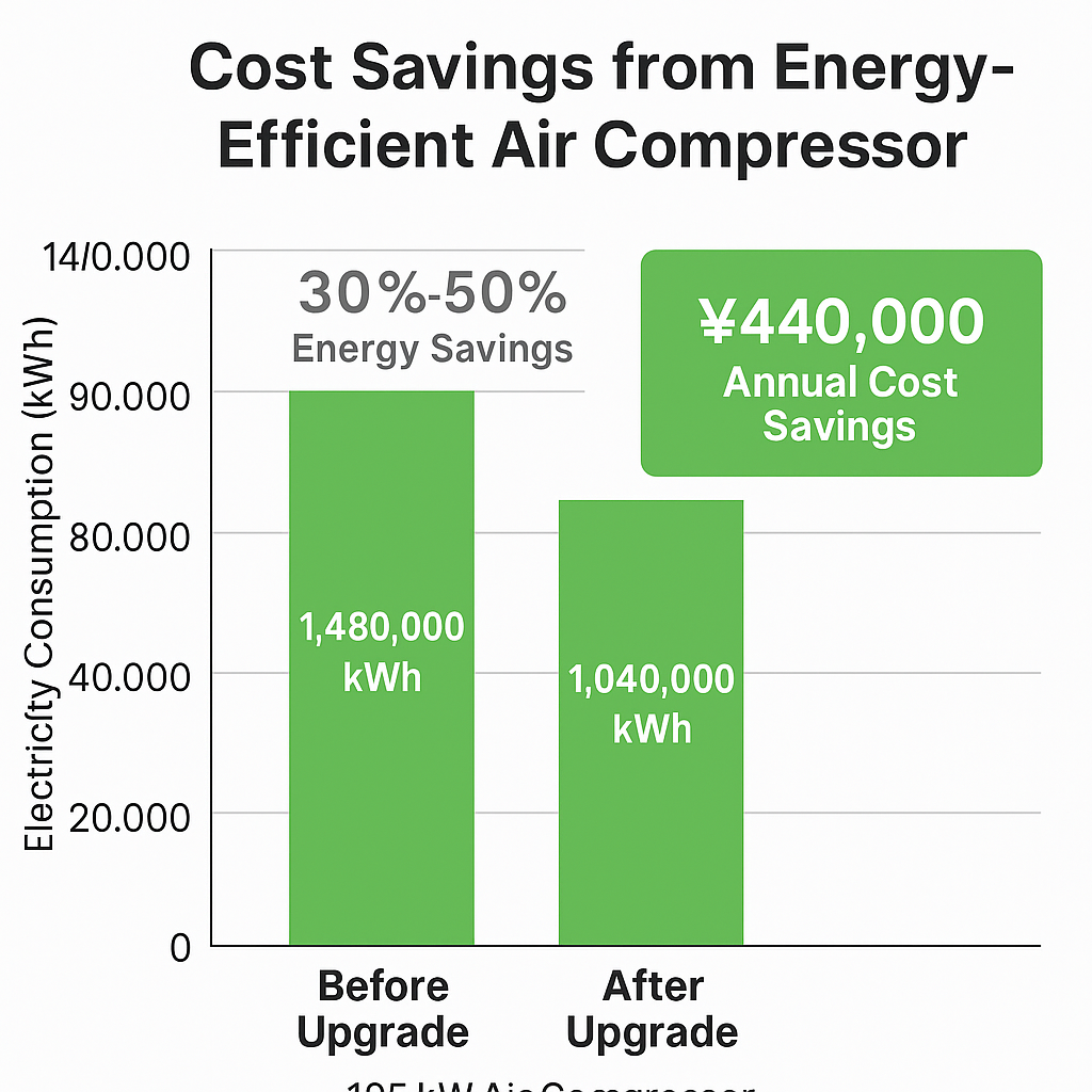 Factories Switch to Energy-Efficient Air Compressors to Cut Costs